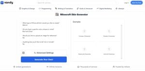 Best Minecraft Skin AI Generator