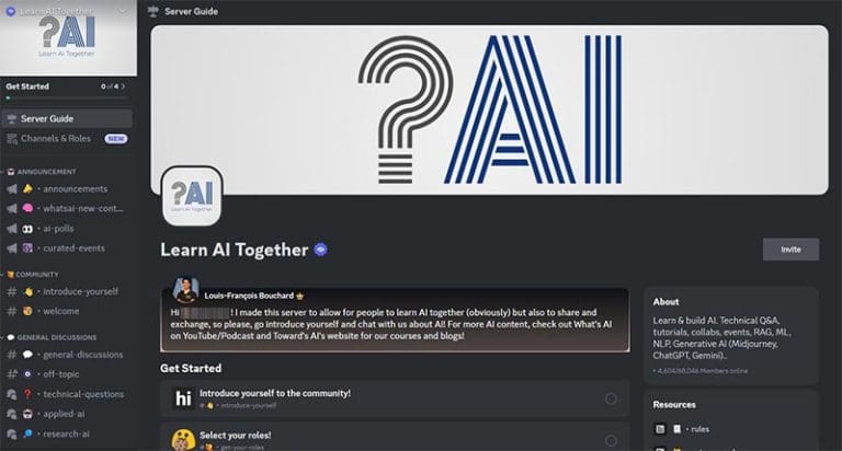 Discord Channels That Are Great for AI Newbies