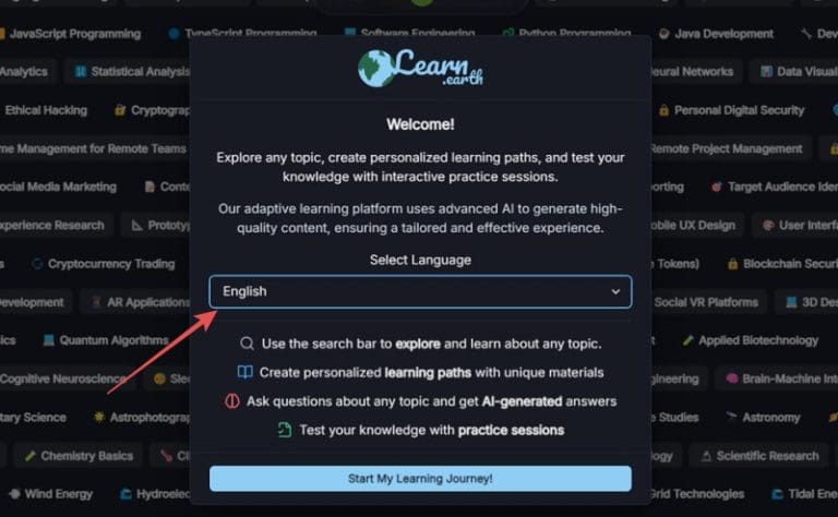 Discover AI-Powered Adaptive Learning with Learn Earth AI