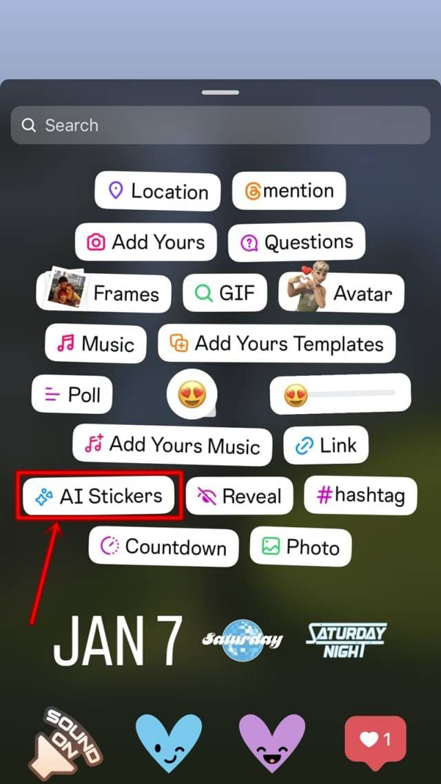 How to Get Instagram AI Stickers for Stories