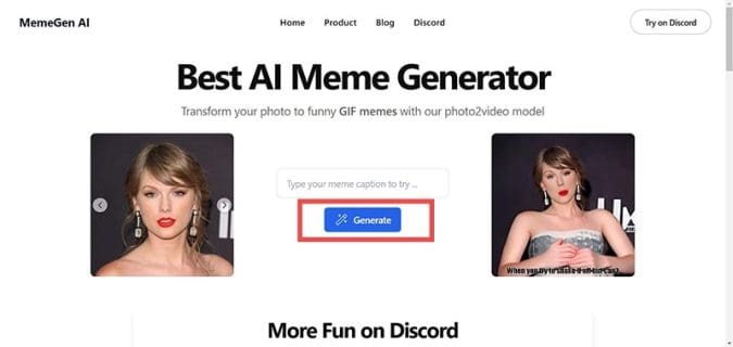 MemeGen – How to Use This AI App to Create Memes in Discord