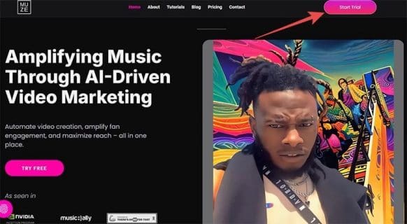 How to Turn Songs Into Viral Videos With Muze Art