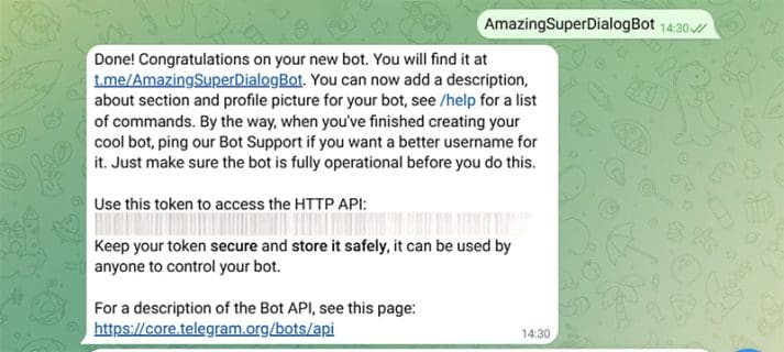 How to Integrate Dialogflow to Telegram