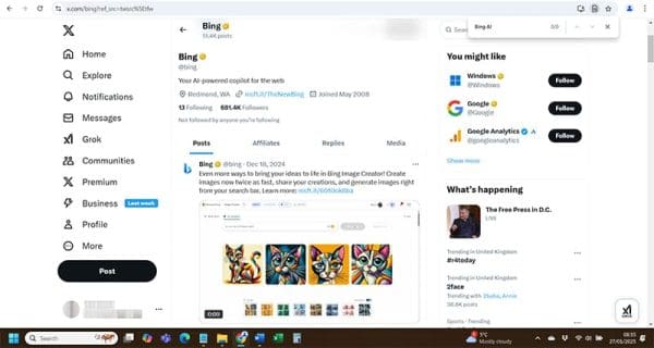 Something Went Wrong With Bing AI – How to Fix It