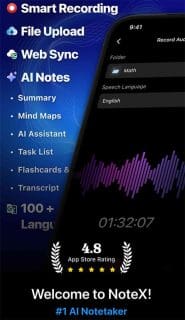 NoteX – 7 Things You Can Do in This AI Notetaking App