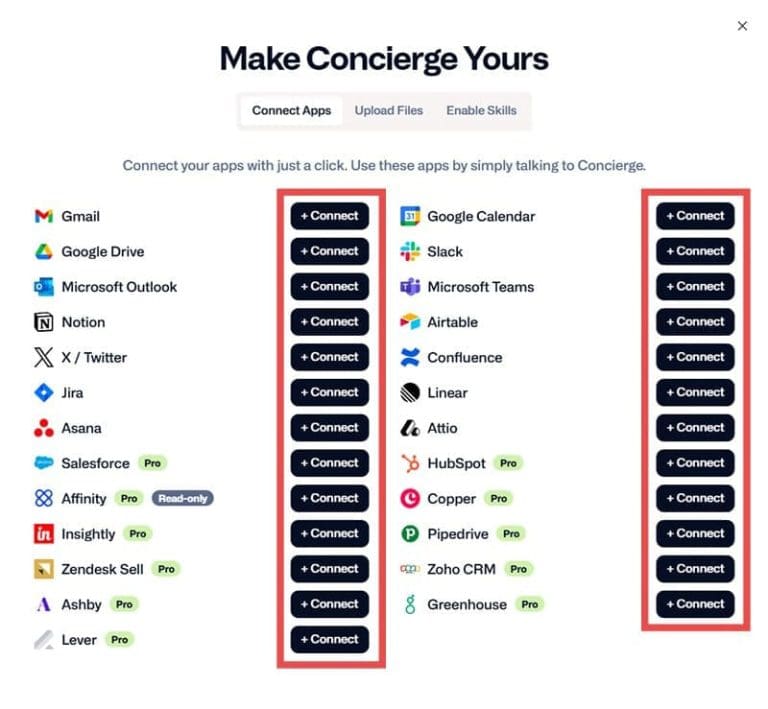 Connect Your Everyday Apps Through Concierge AI and Skyrocket Your Productivity