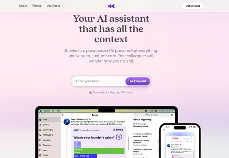 Jumpstart Your Memory With AI Using Rewind AI